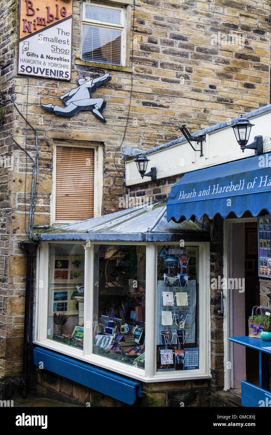Smallest shop in haworth yorkshire hi-res stock photography and images ...