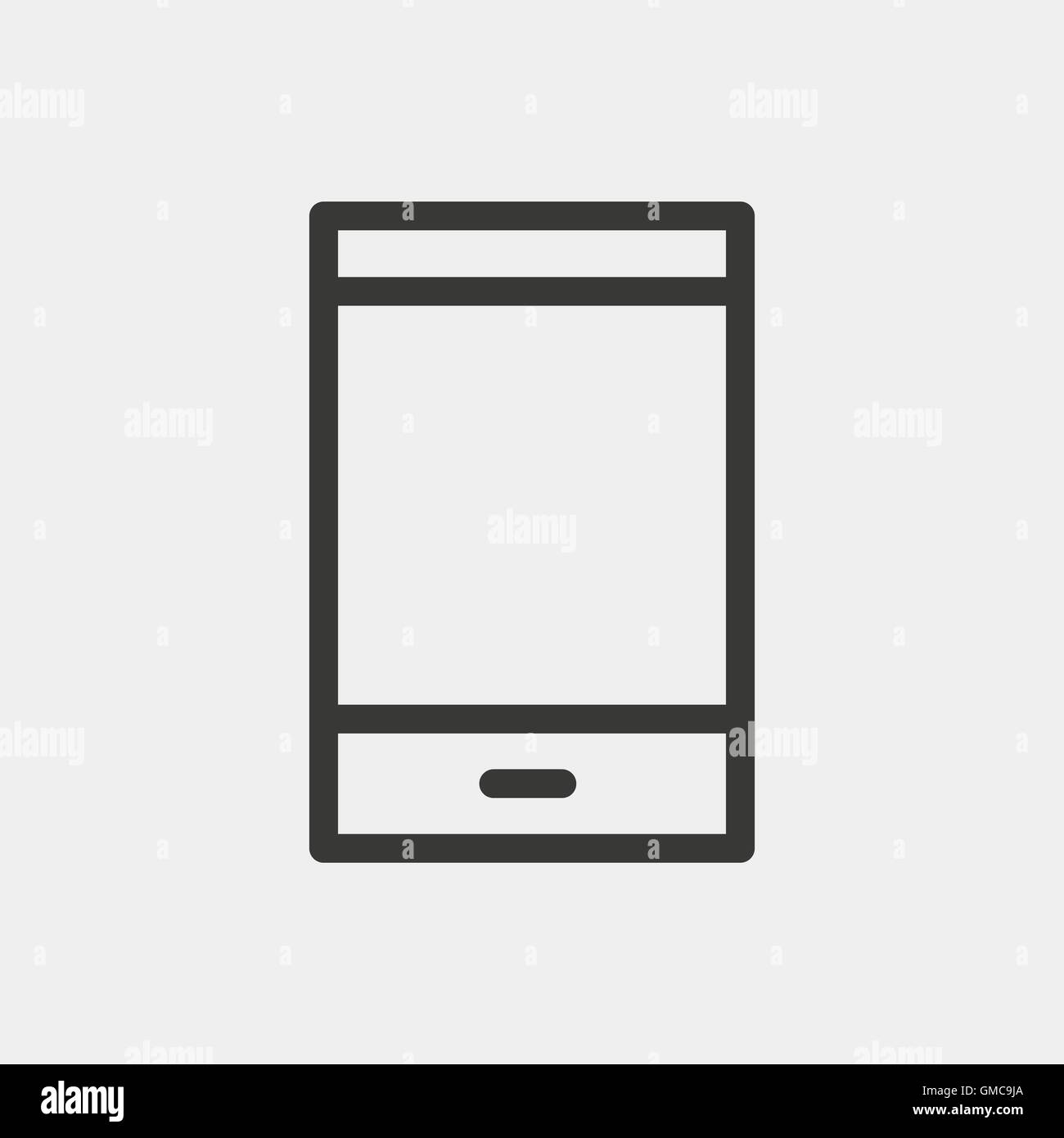 Phone icon brown outline hi-res stock photography and images - Alamy