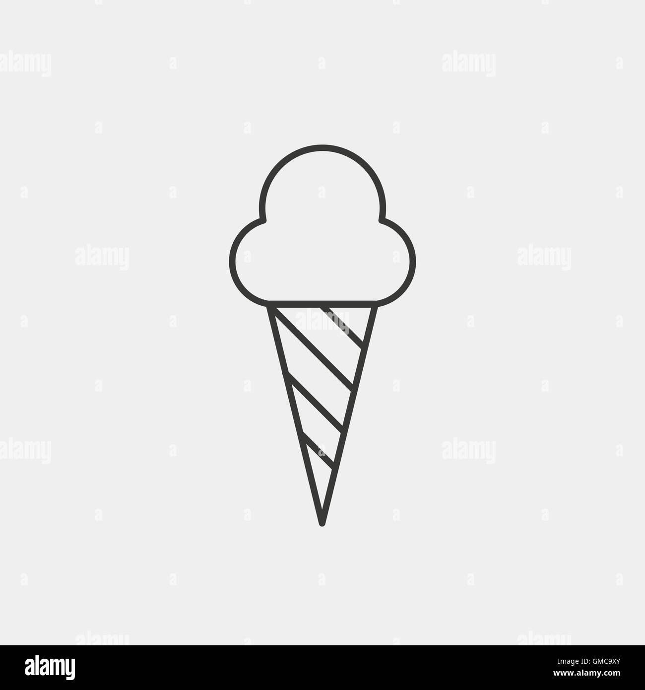 Ice Cream Outline