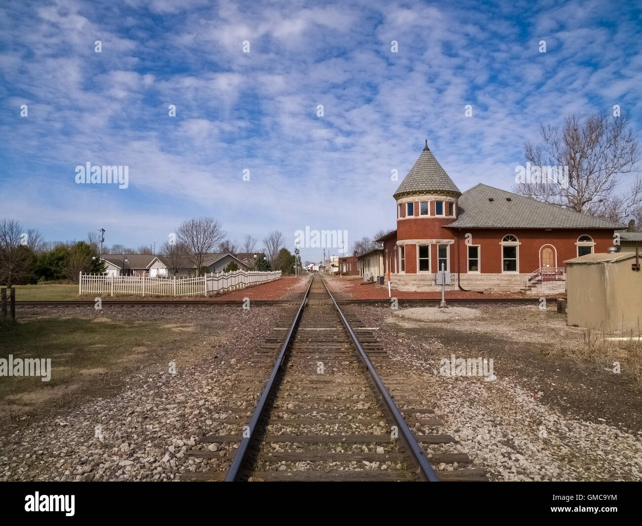 Level Junction and Depot. Grinnell, Iowa. Iowa Interstate Railroad ...