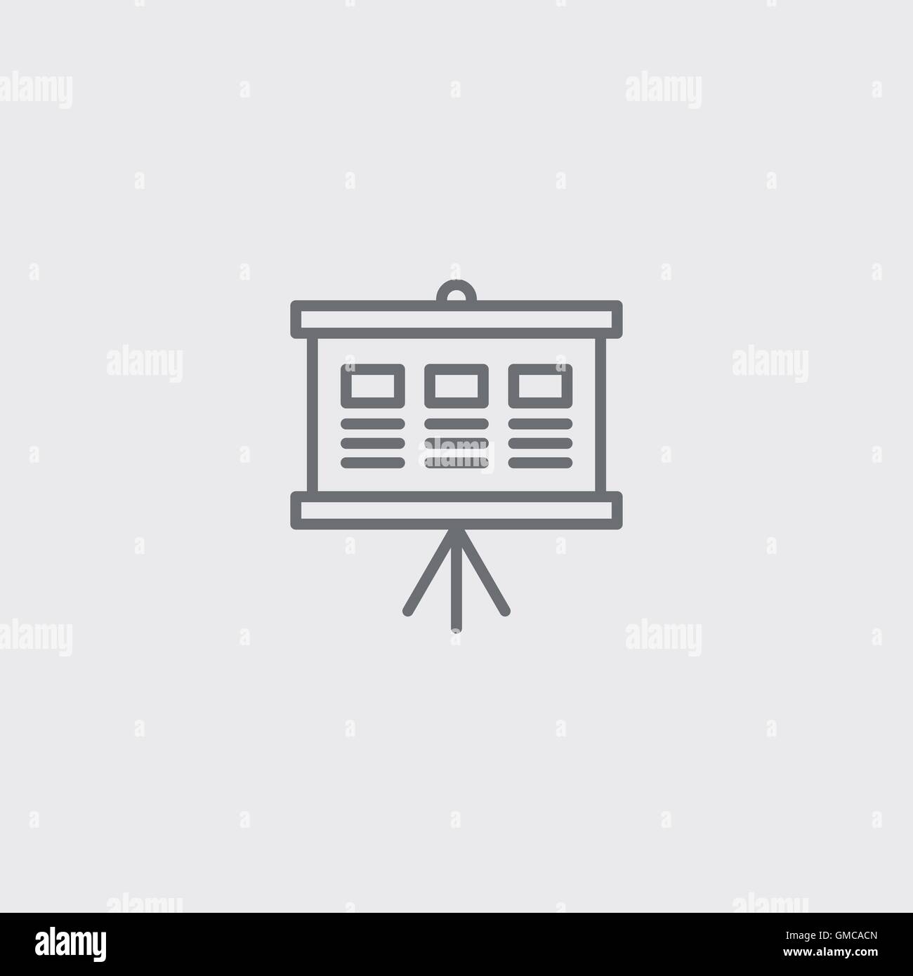 chart graph icon of grey outline for illustration Stock Vector Image ...