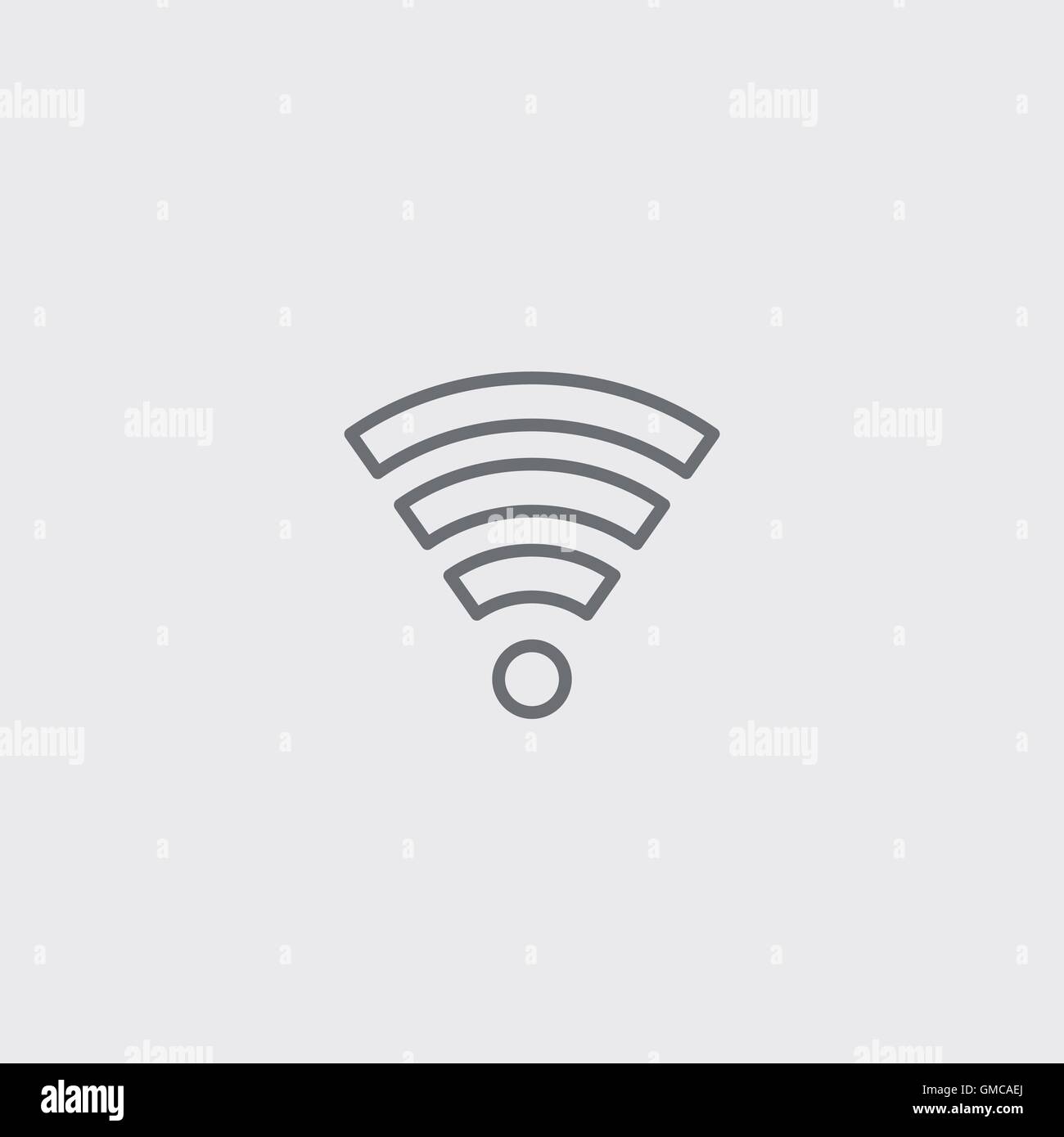 Wifi grey Stock Vector Images - Alamy