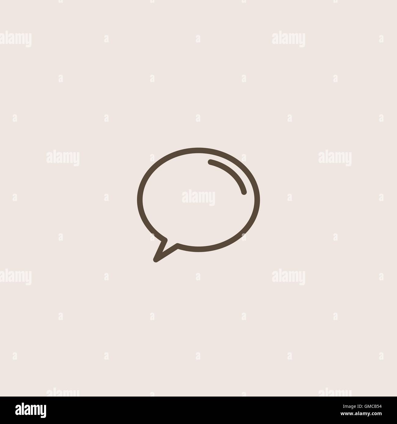 Thin chat Stock Vector Images - Alamy
