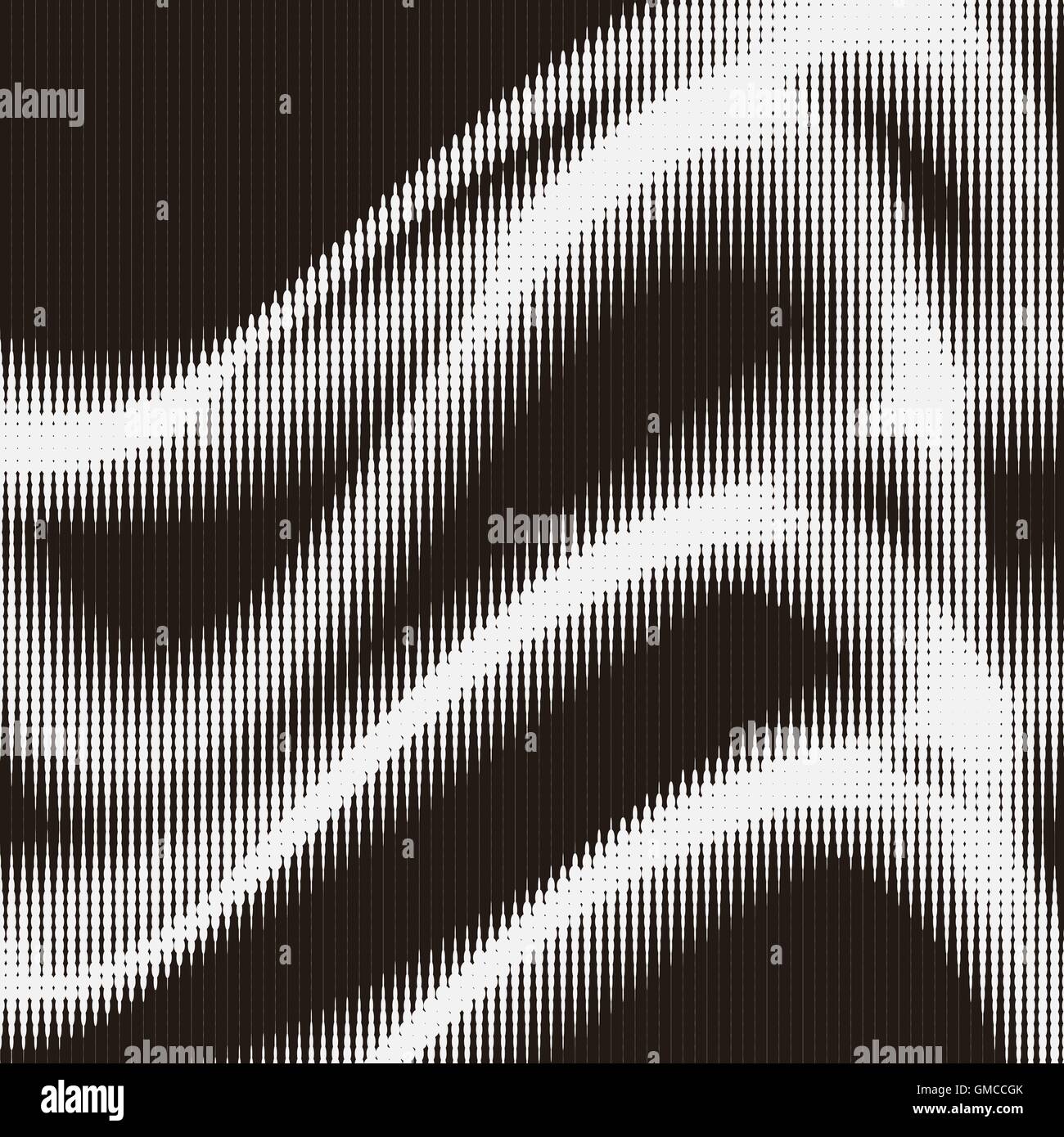 Abstract dotted wavy pattern design in halftone style Stock Vector ...