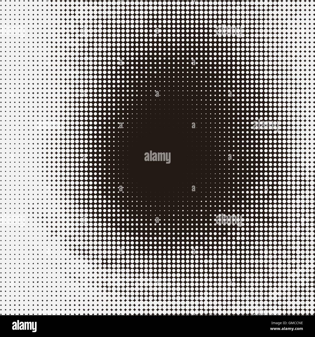 Mysterious pattern design with radiation circular dotted halftone ...