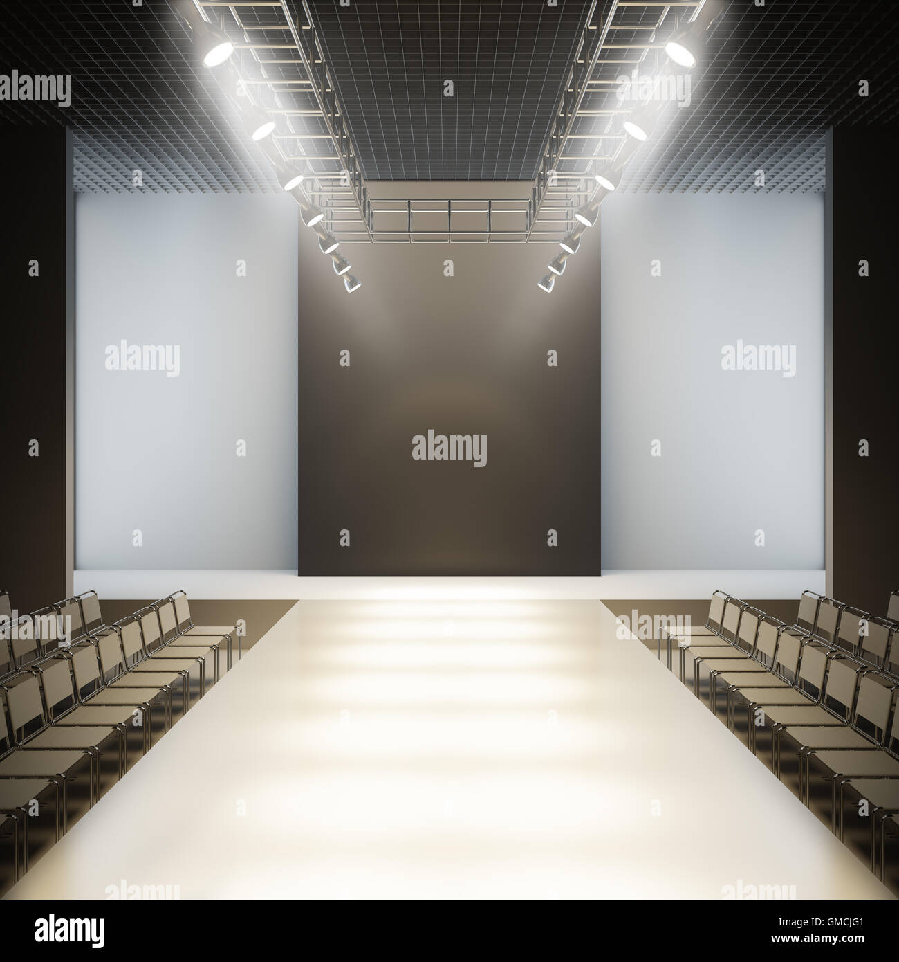 Fashion empty runway Stock Photo - Alamy