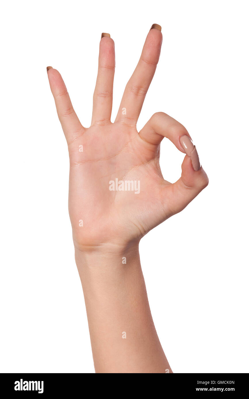 Hand showing zero hi-res stock photography and images - Alamy