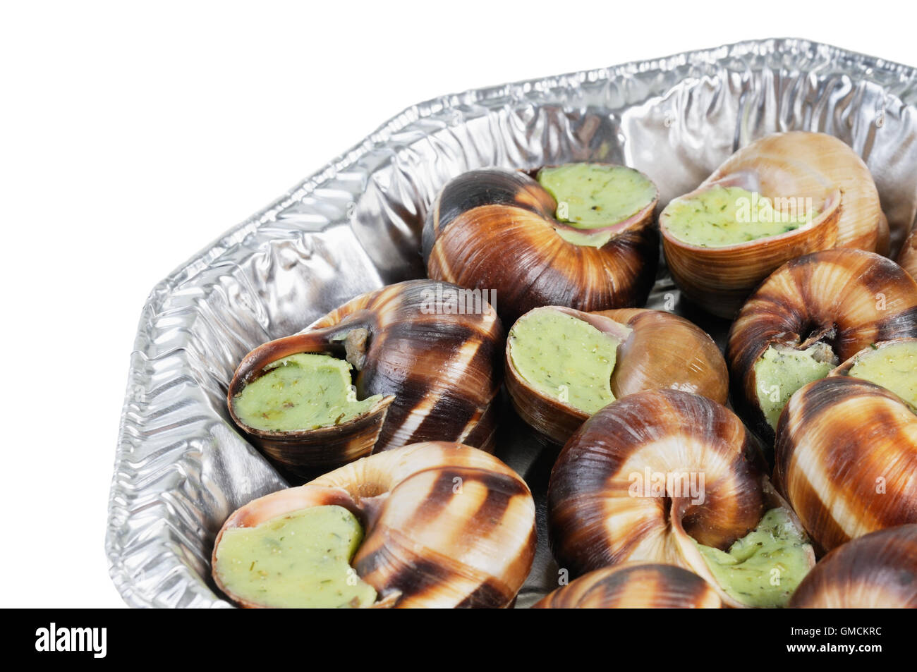 Bourgogne snails with garlic butter Stock Photo - Alamy