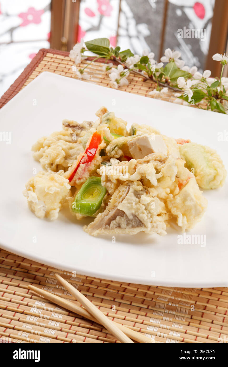 Tempura , Japanese Food Stock Photo - Alamy
