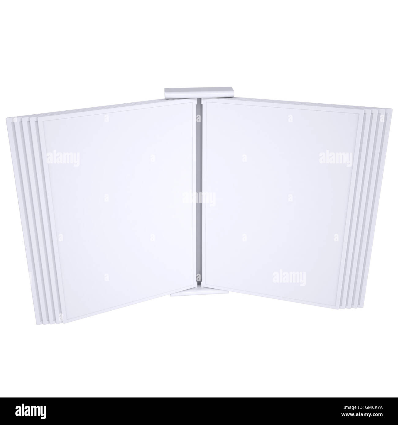 Advertising element to turn the page Stock Photo - Alamy