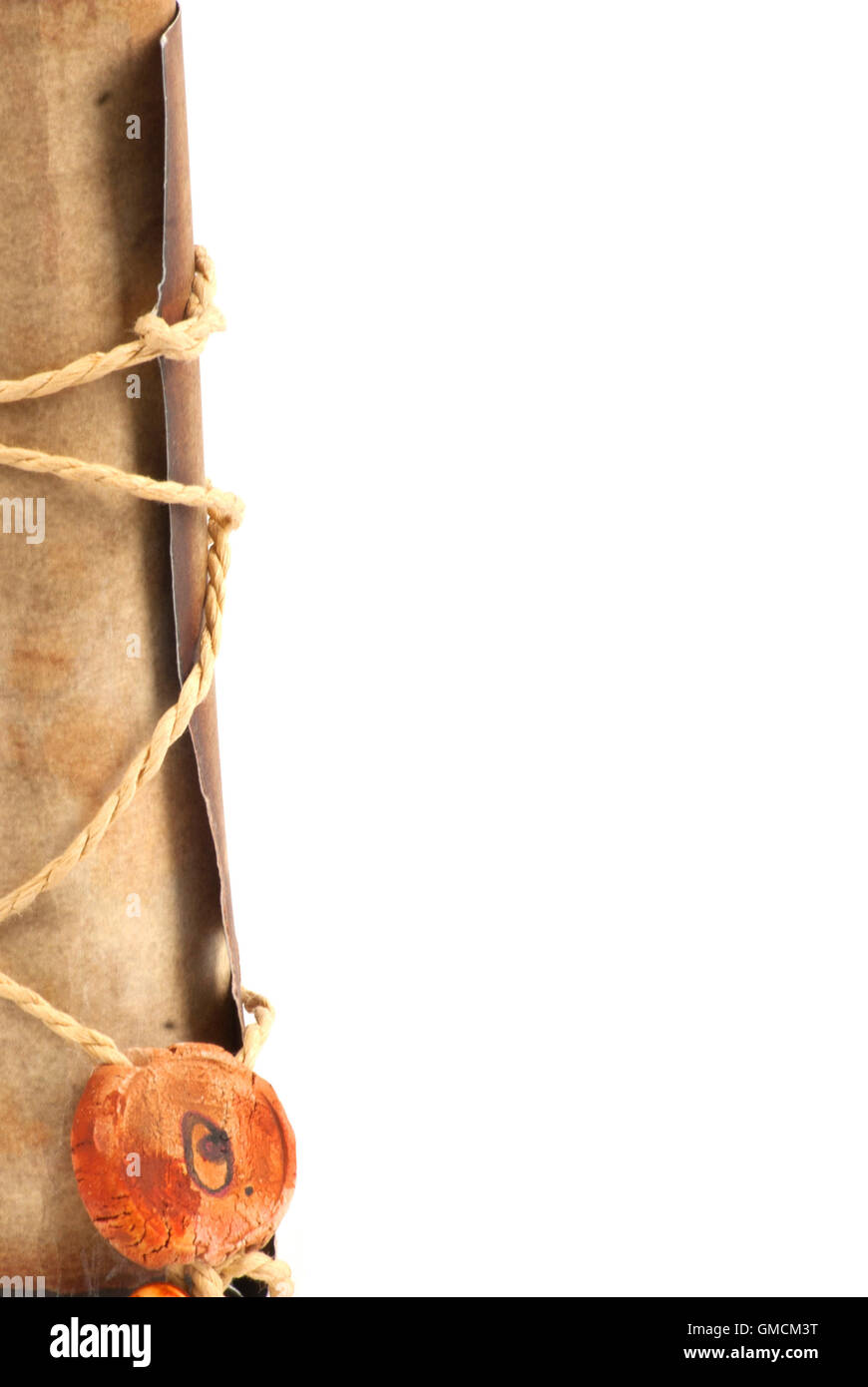 old rolled paper Stock Photo - Alamy