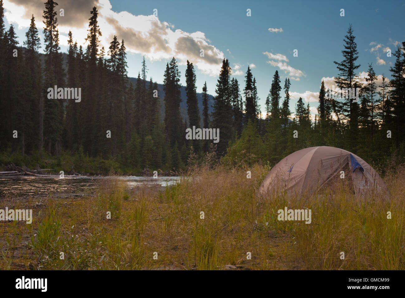 Wilderness Camping Concept Stock Photo - Alamy