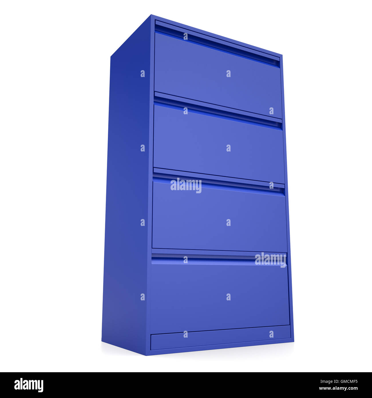 Blue metal cabinet Stock Photo - Alamy