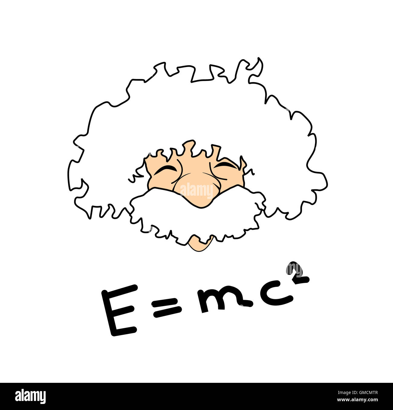 Albert einstein cartoon hi-res stock photography and images - Alamy