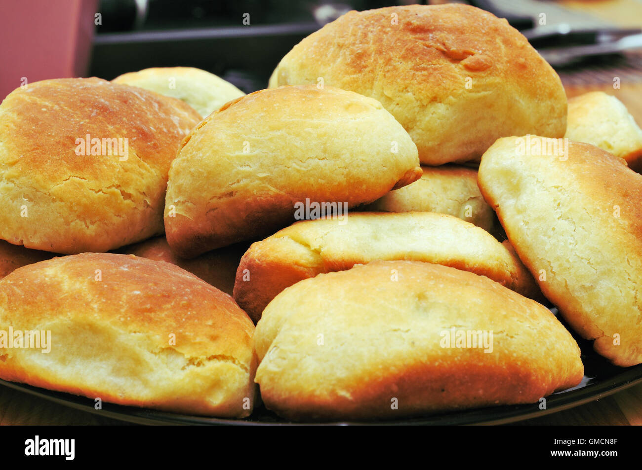 Oven baked buns hi-res stock photography and images - Alamy