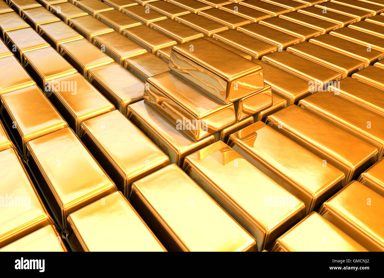 Gold bars floor Stock Photo - Alamy