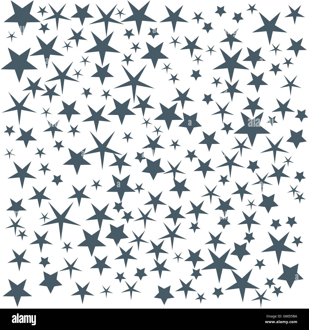 Cute illustration with different colored stars on a white background ...