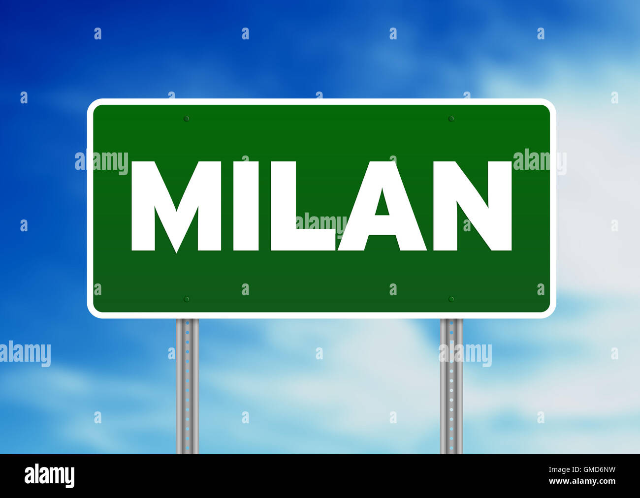 Milan and road hi-res stock photography and images - Alamy