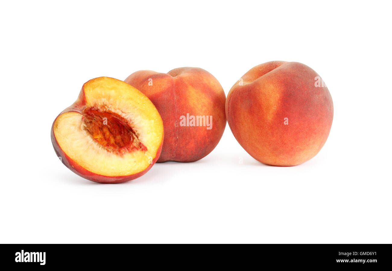 Peach and fruit Cut Out Stock Images & Pictures - Alamy