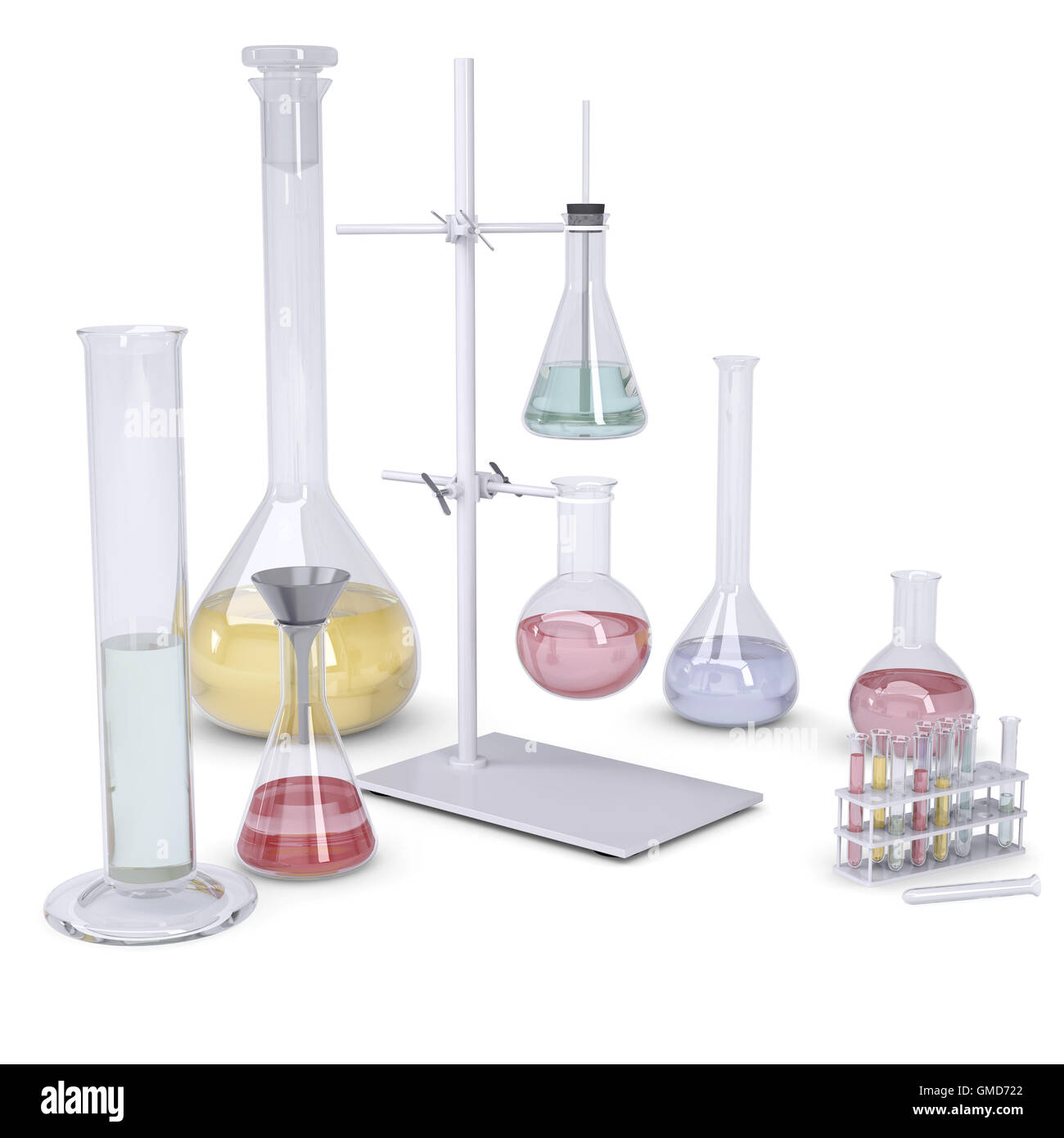 Laboratory glassware dropper test Cut Out Stock Images & Pictures - Alamy
