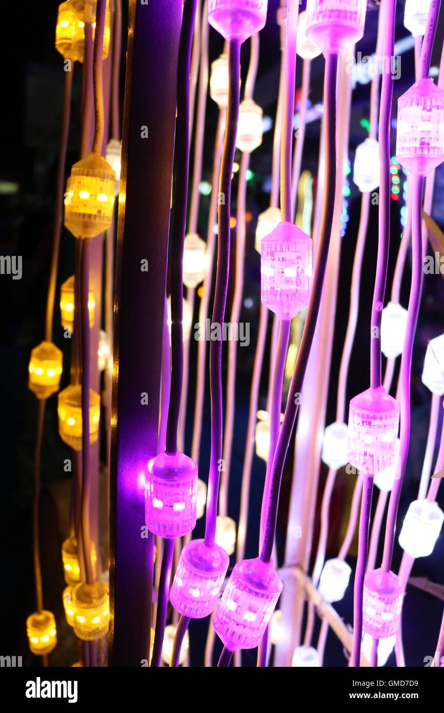 Purple lights hi-res stock photography and images - Alamy