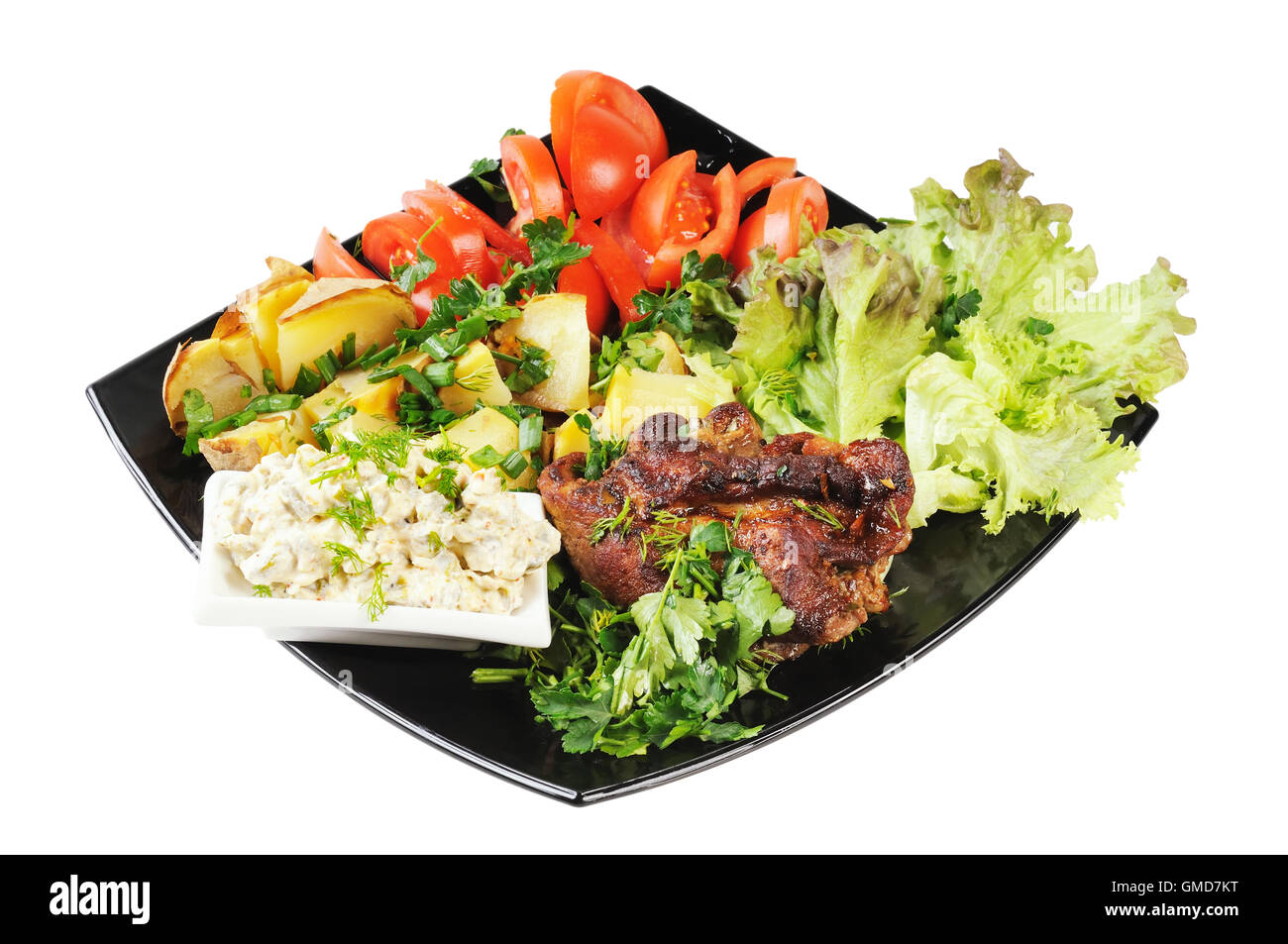 Eat meat dish Cut Out Stock Images & Pictures - Alamy