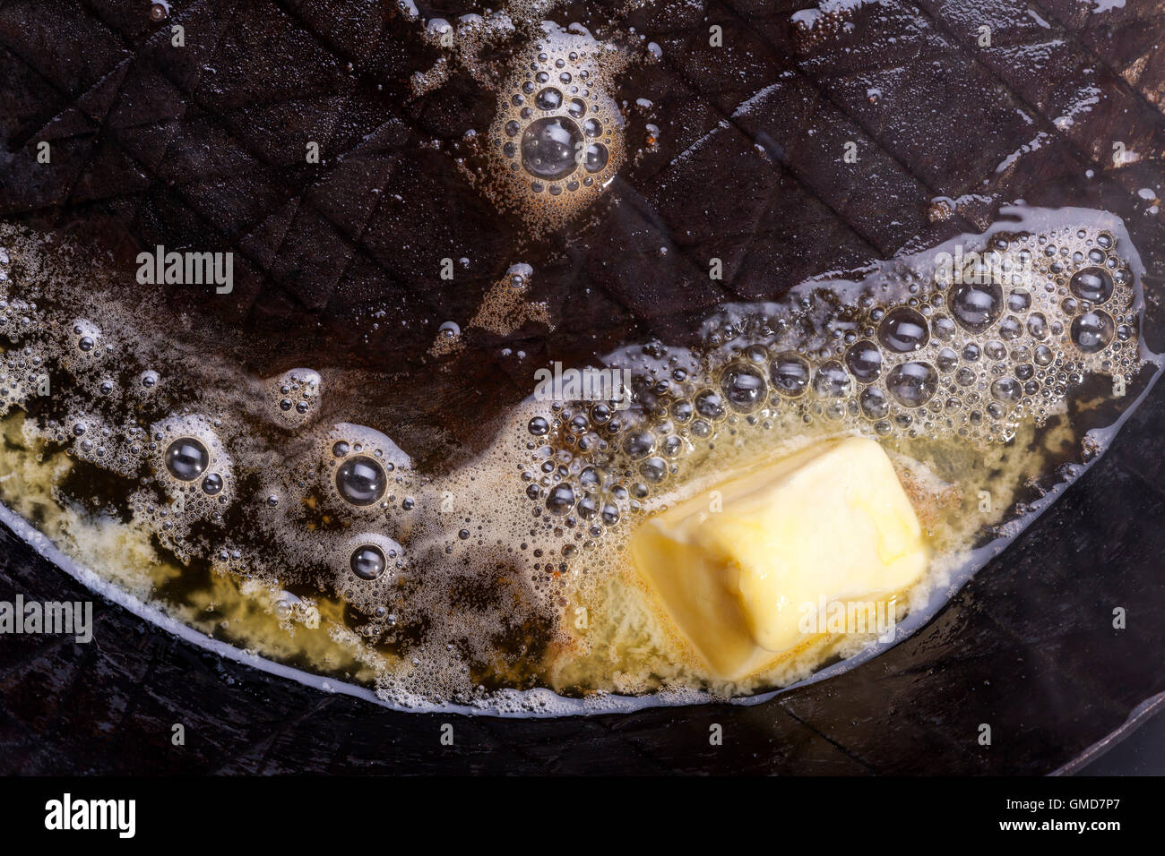 butter melting in a pan Stock Photo - Alamy