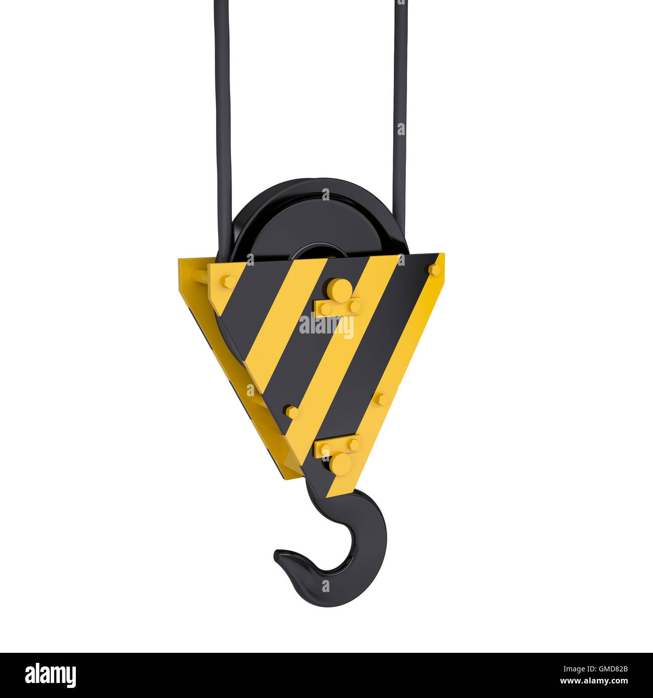 Wire rope hoist Cut Out Stock Images & Pictures - Alamy