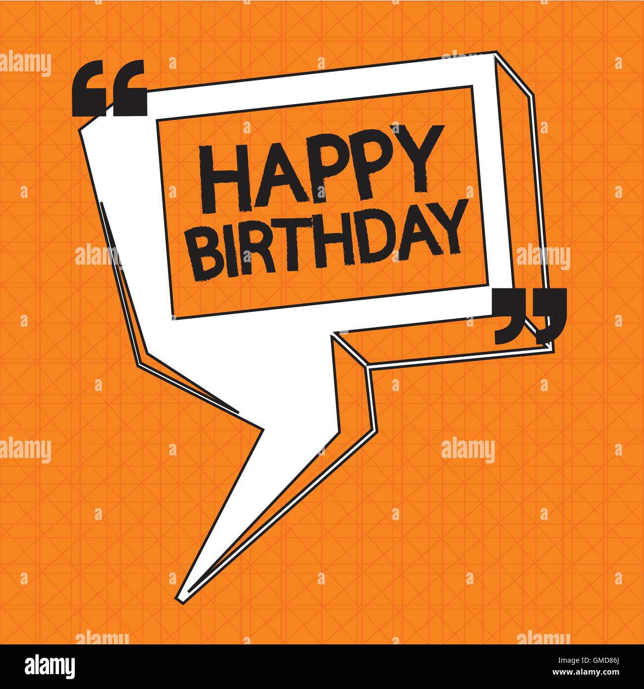 Happy birthday illustration design Stock Vector Image & Art - Alamy