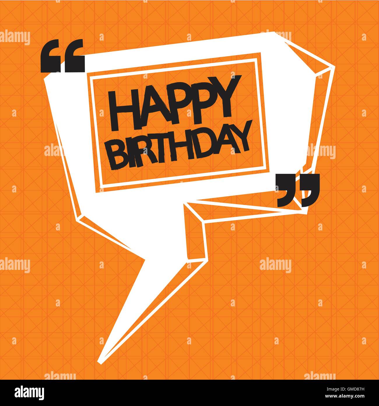 Happy birthday illustration design Stock Vector Image & Art - Alamy