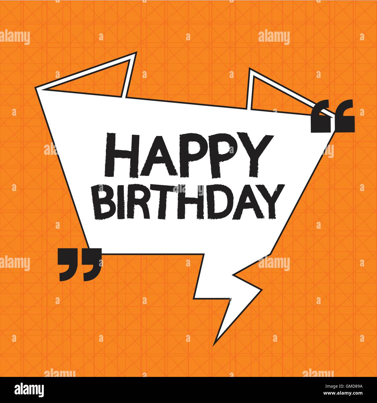 Happy birthday illustration design Stock Vector Image & Art - Alamy