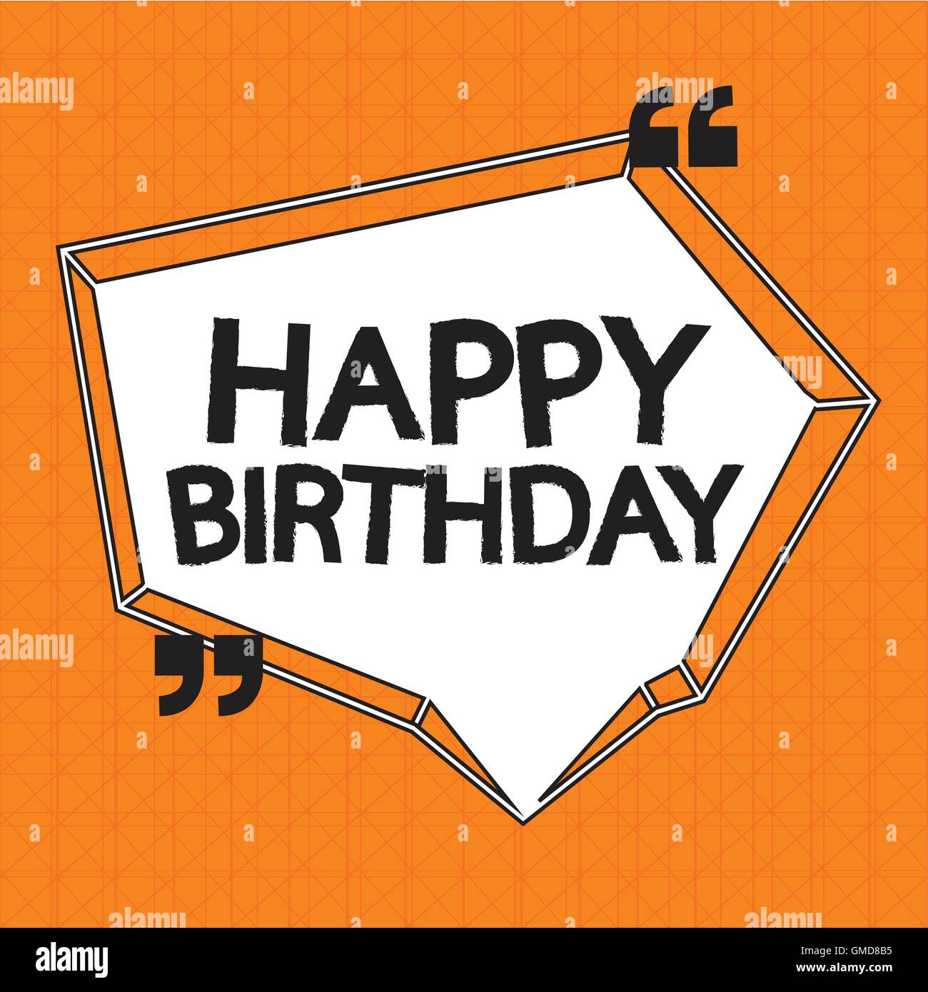 Happy birthday illustration design Stock Vector Image & Art - Alamy