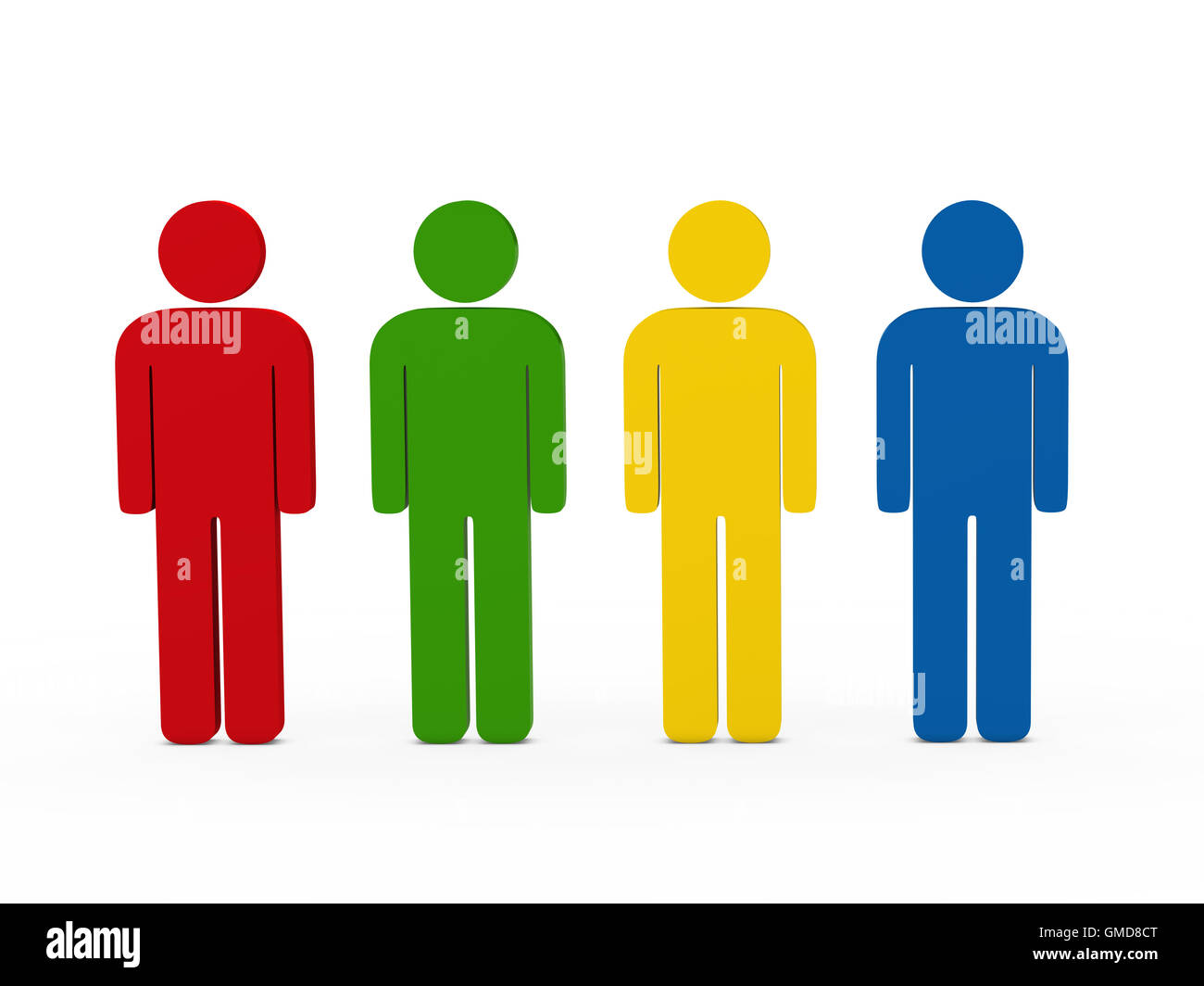 3d team series business Stock Photo - Alamy