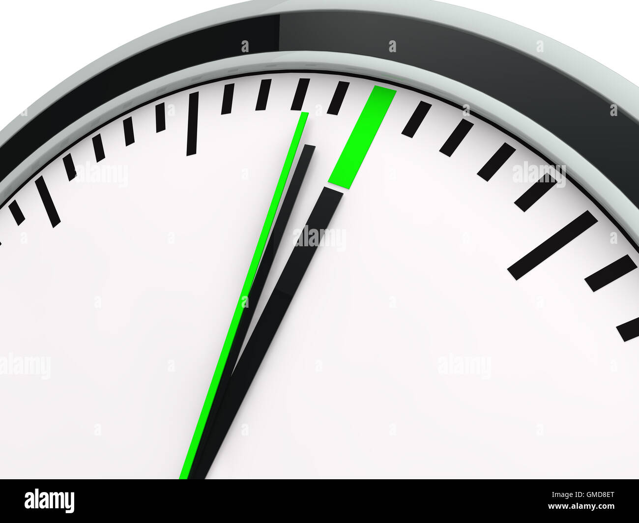 3d time clock deadline Stock Photo - Alamy