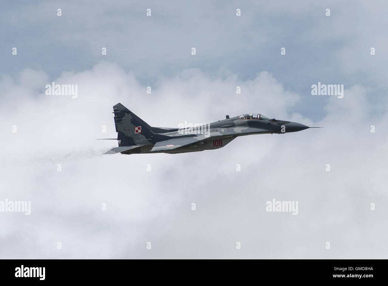 Mikoyan MiG-29A Fulcrum twin engine military jet fighter from the ...