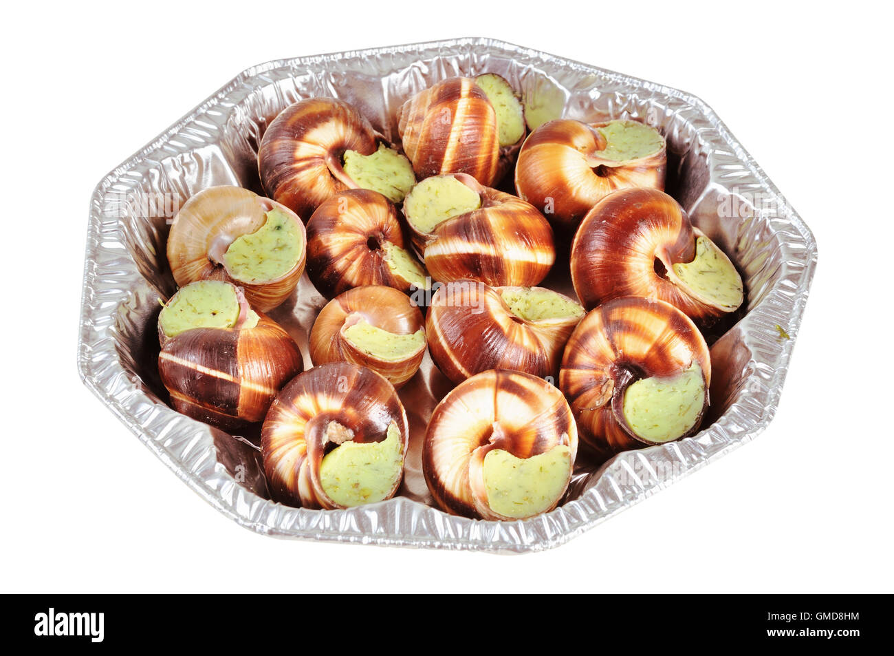 Bourgogne snails with garlic butter Stock Photo - Alamy