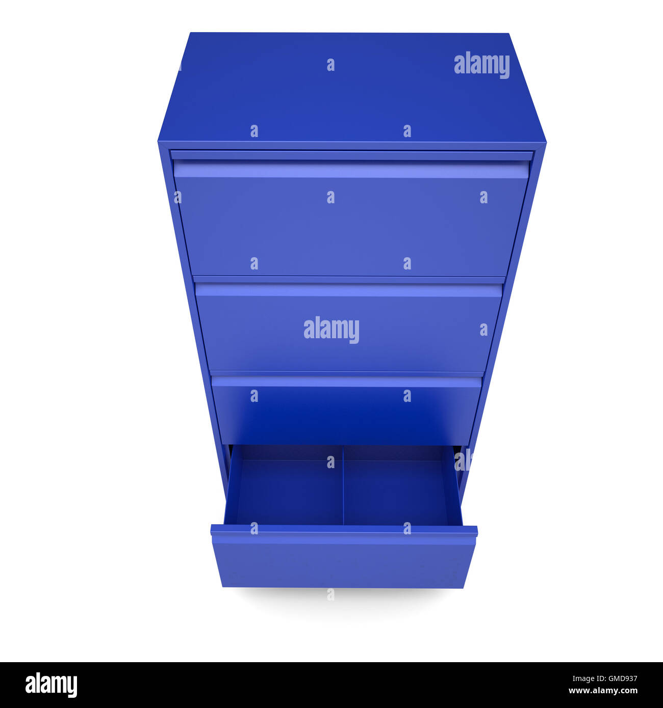 Blue metal cabinet Stock Photo - Alamy