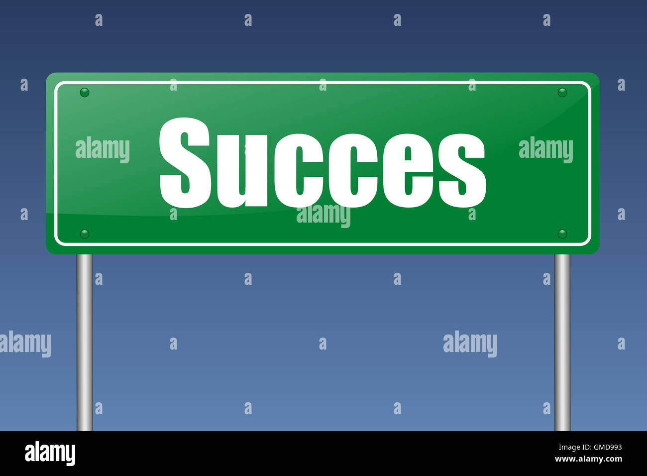 succes traffic sign Stock Photo - Alamy