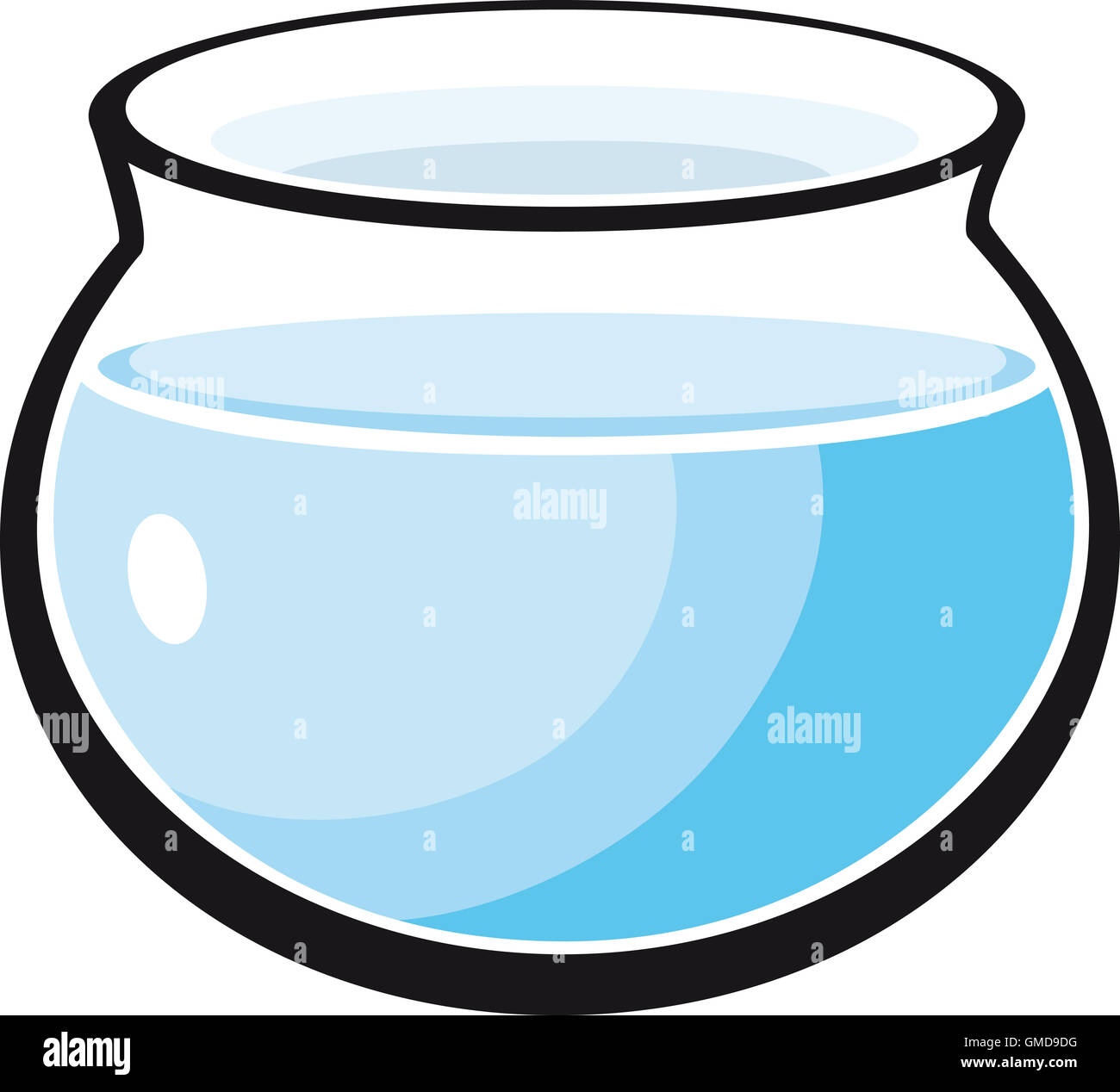 fish bowl illustration Stock Photo - Alamy
