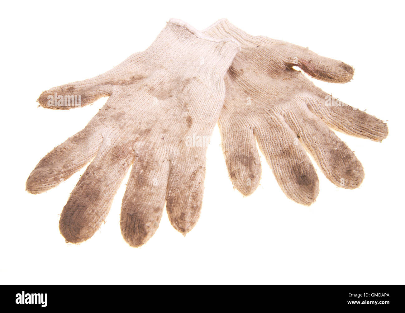 Old working gloves Stock Photo - Alamy