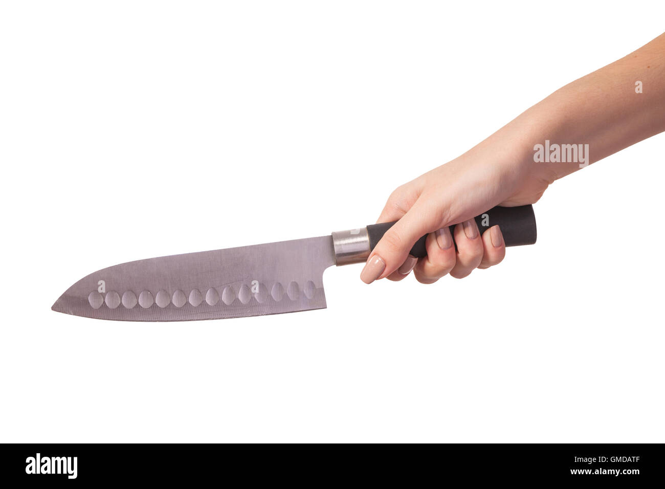 Hand female chef holding Cut Out Stock Images & Pictures - Alamy