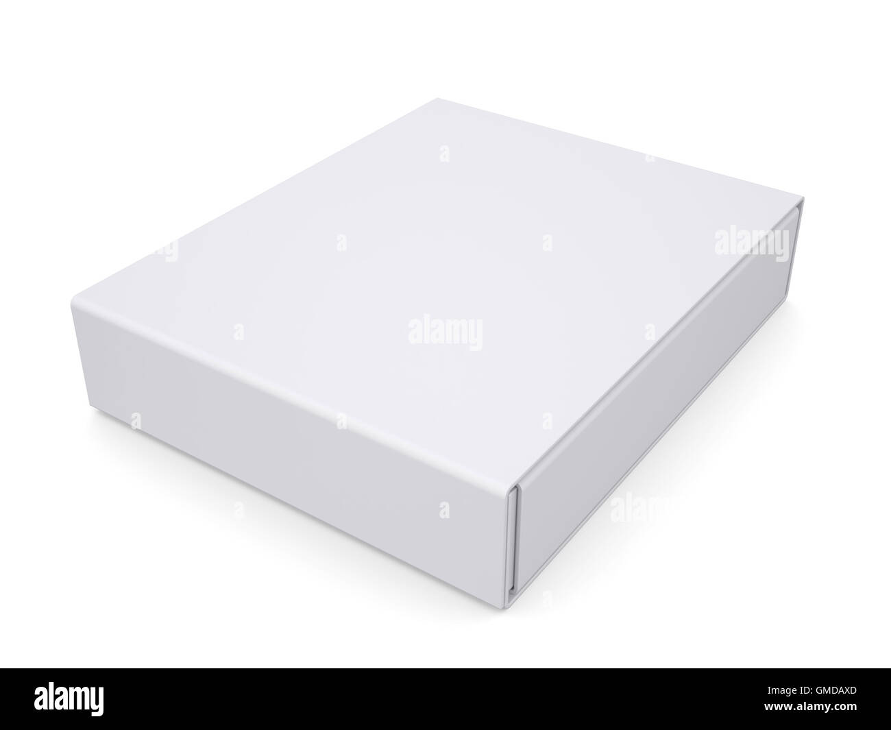 Closed white box Stock Photo - Alamy