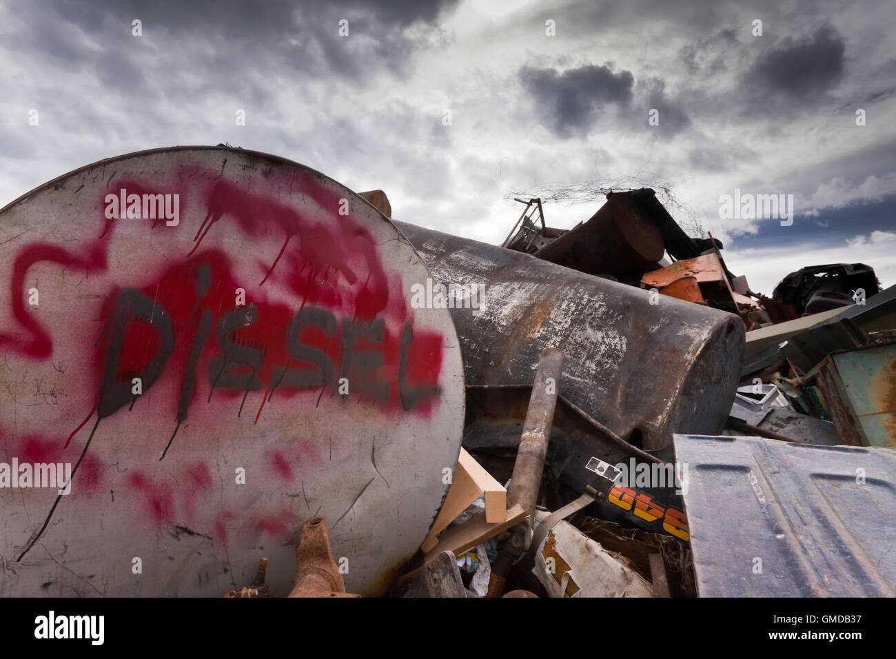 Petrol diesel scrap hi-res stock photography and images - Alamy