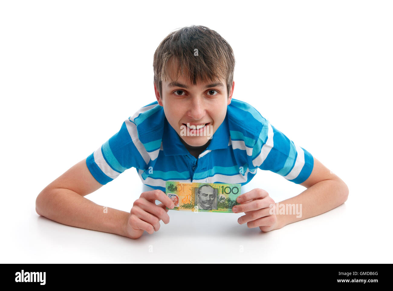 Teen boy money hi-res stock photography and images - Alamy