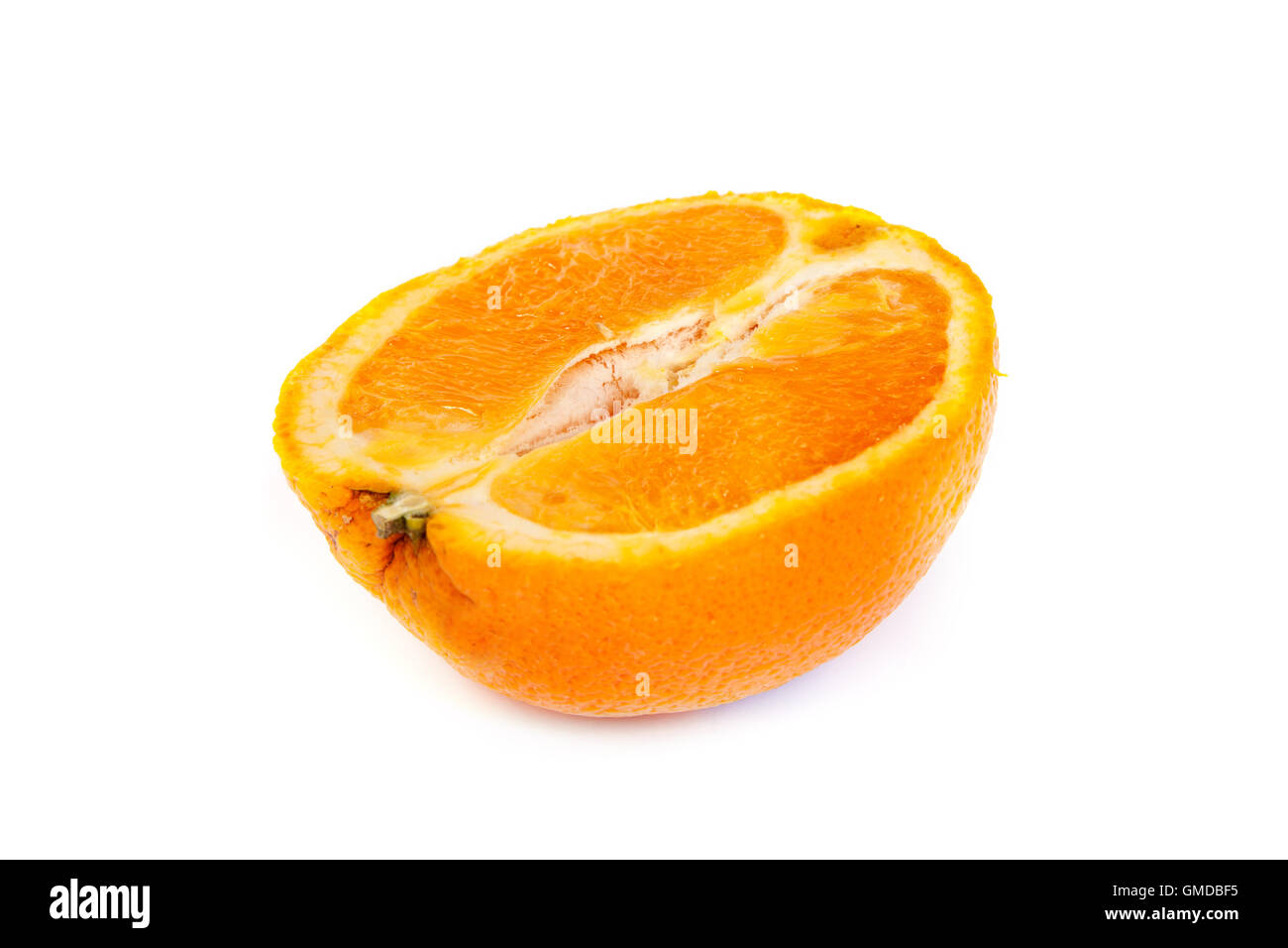 Half an orange, close up Cut Out Stock Images & Pictures - Alamy