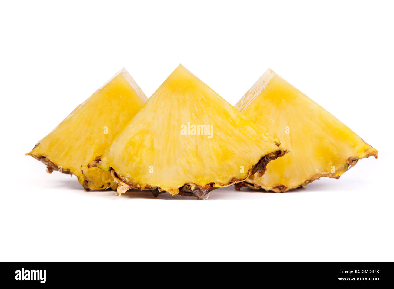 Pineapple cross section fruit slice Cut Out Stock Images & Pictures - Alamy