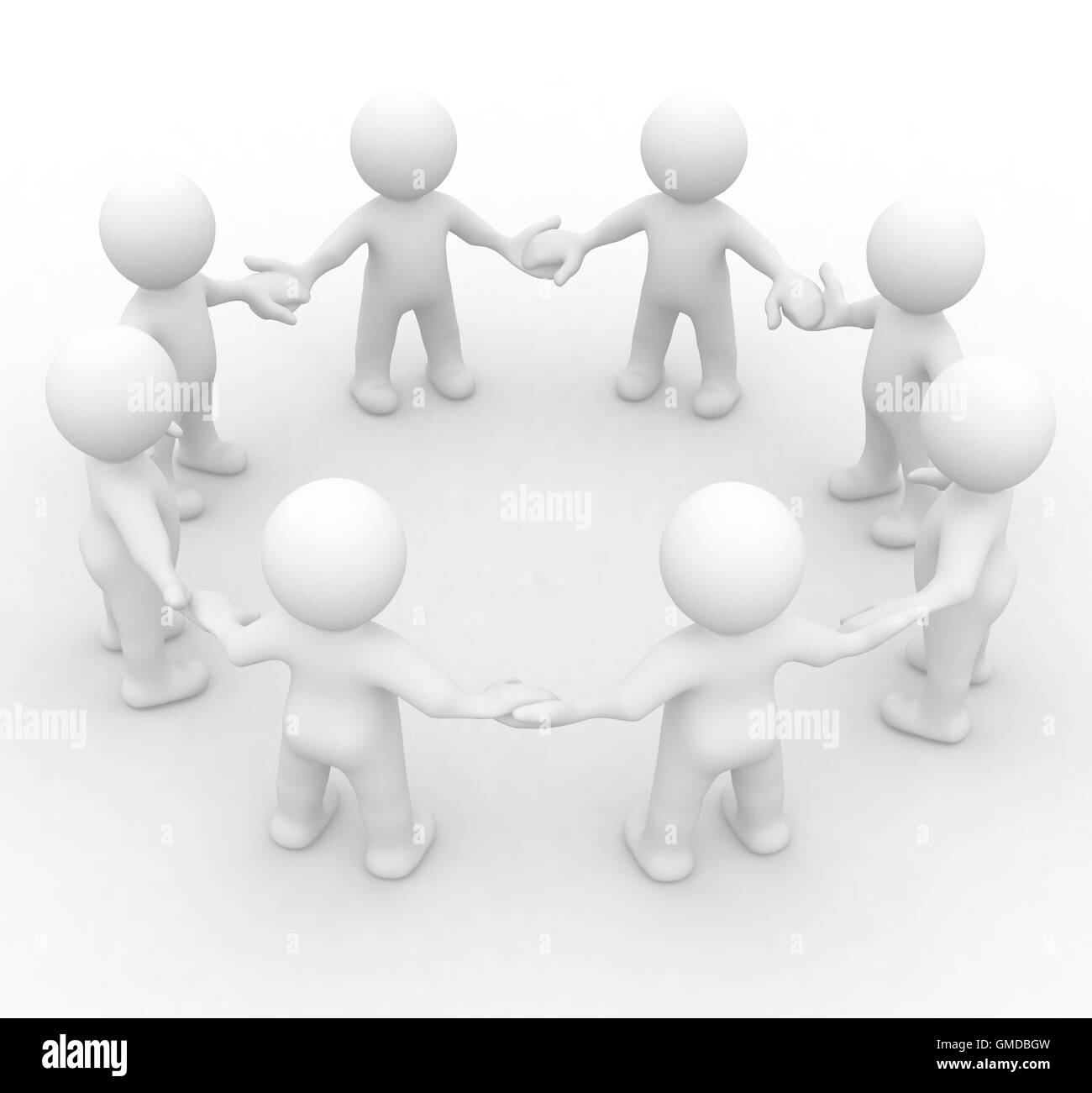 Team 3d Black and White Stock Photos & Images - Alamy