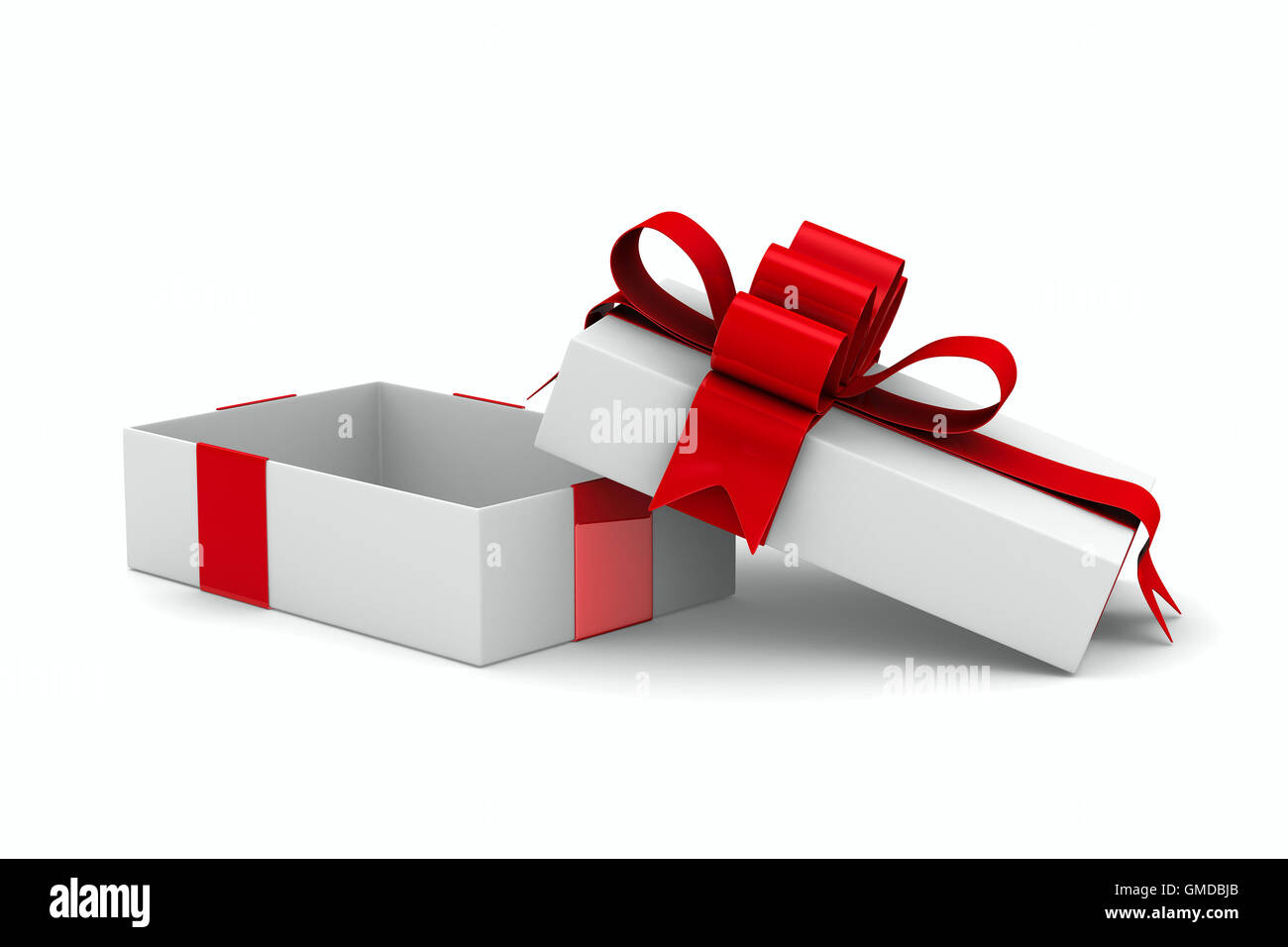 Christmas gift box isolated nobody hi-res stock photography and images ...