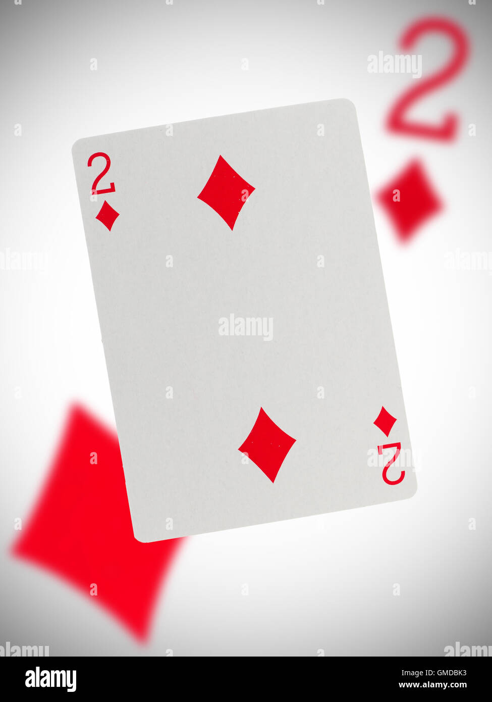 Playing card, two Stock Photo - Alamy