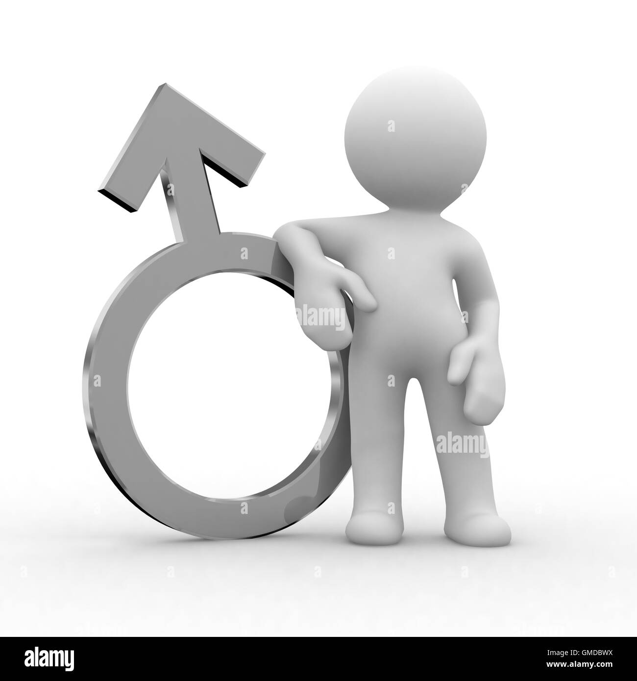 Male metal symbol Stock Photo - Alamy